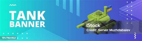 인쇄 및 디자인을 위한 탱크와 장갑차가 있는 배너 벡터 일러스트 레이 션입니다 3차원 형태에 대한 스톡 벡터 아트 및 기타 이미지 3차원 형태 개념 개념과 주제