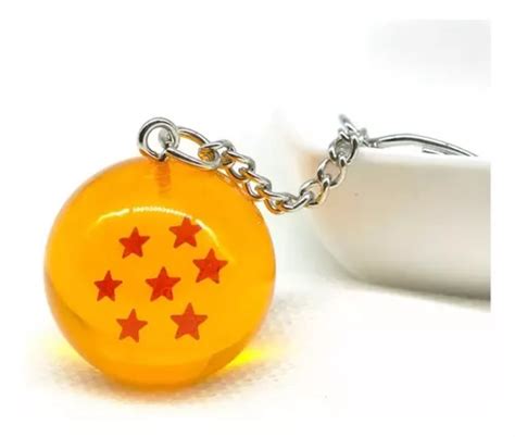 Llavero Esfera Dragon Estrellas Ball Z Goku Vegueta Cm Cuotas