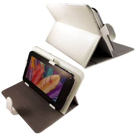 Housse universelle tablette tactile support étui Blanc