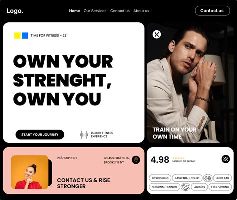 hero section for landing page web 3 0 figma