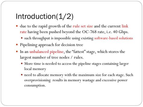 Ppt A Scalable Pipeline Architecture For Line Rate Packet Classification On Fpgas Powerpoint