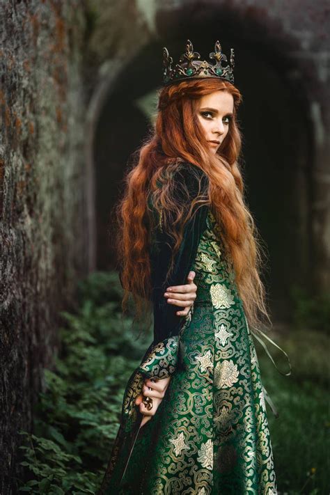 Ginger Queen By Black Bl00d Medieval Dress Medieval Fantasy Fantasy