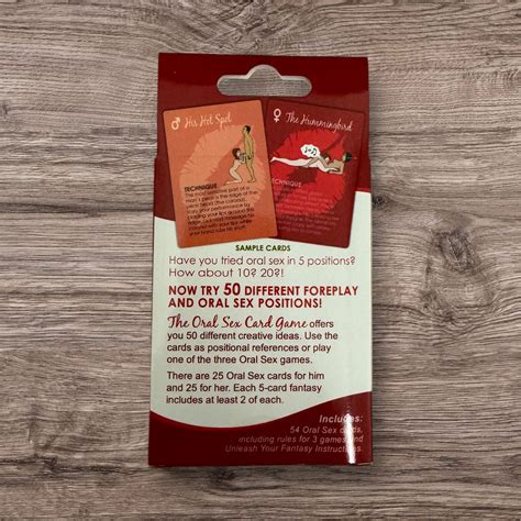 Oral Sex Card Game Kheper Games