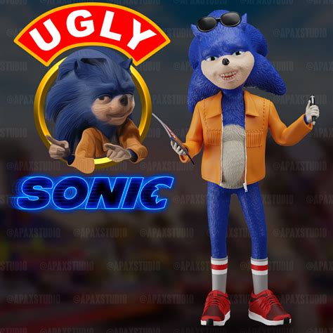 Free Stl File Ugly Sonic 🎬・3d Printer Design To Download・cults