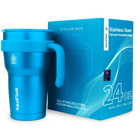 Buy The Aquaflask Stellar Mug 710ml 24oz Malibu Blue Crafted For