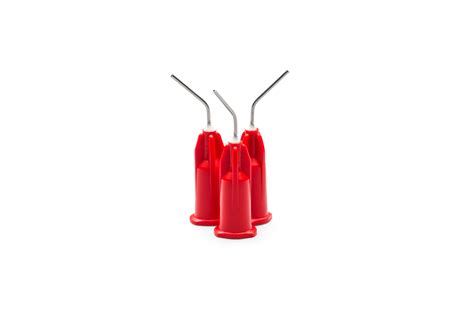 Applicator Tips Red 23 Ga X 12” Prebent Tips