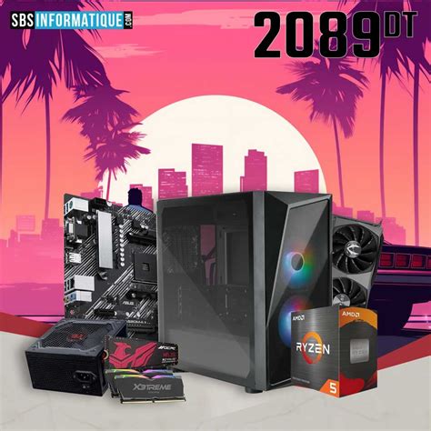 PC Gamer WINTER - Ryzen 5 5600X - RTX 4060 - 16Gb - 512 Gb | Tunisie