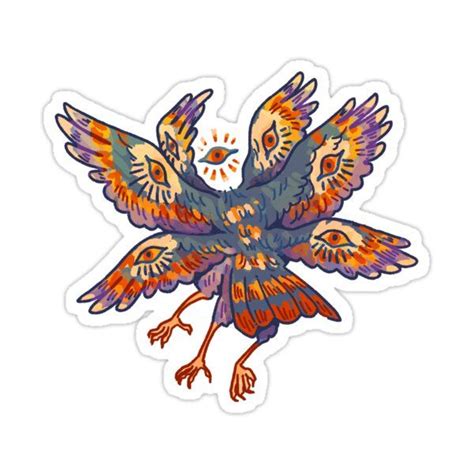 Sun Bittern Angel Sticker For Sale By Skystreak279