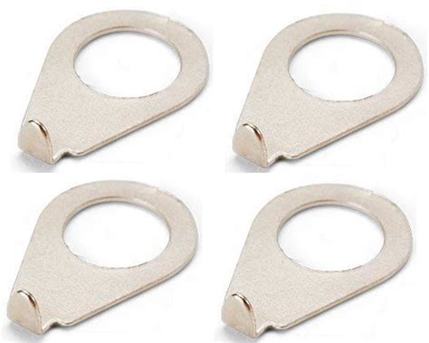 Nickel Metric Guitar Knob Position Indicator Pointer Set ~ 4 Mij