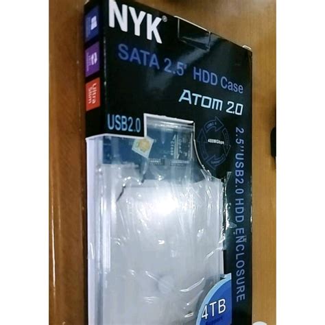 Jual Casing Harddisk Eksternal Sata Usb Nyk Transparan Case Hdd Enclosure Transparent