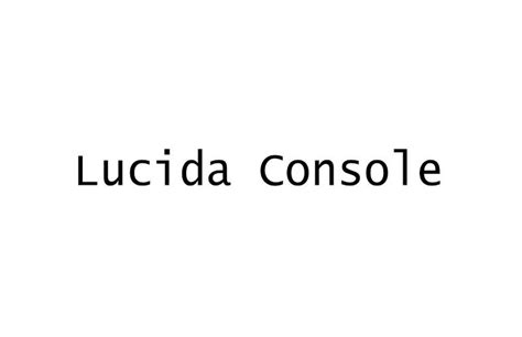 Lucida Console Font Free Download Font Pearl