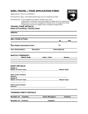 TRAVEL RESTRICTION EXCEPTION REQUEST Nzrl Co Doc Template
