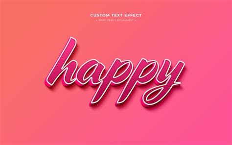 Efecto De Estilo De Texto D En Negrita Archivo PSD Gratis