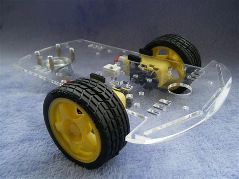 Wd Kit Sasis Mobil Robot Pintar Casis Mobil Elektrik Motor Pintar Stok Tersedia Buy Mobil