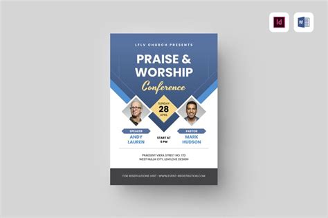 Religious Flyer Templates For Microsoft Word 015 Free Church