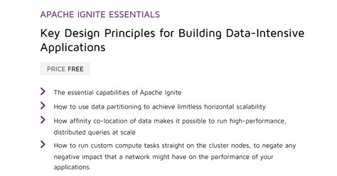 Apache Ignite 3 0 Essentials Key Design Principles For Building Data