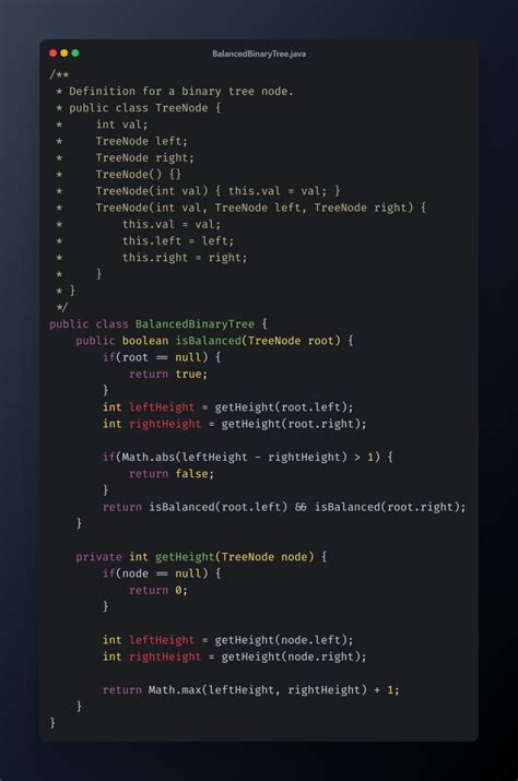 Java Code For Checking Balanced Binary Trees Shekhar Singh Posted On The Topic Linkedin
