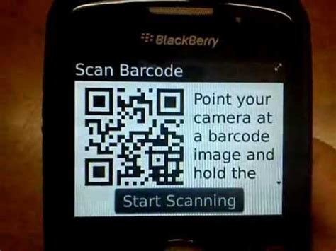 How To Scan QR Code On Blackberry Hd 3gp YouTube