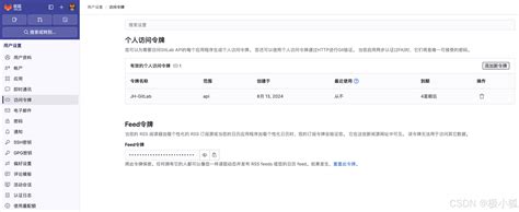 极狐gitlab 如何设置访问令牌前缀?gitlab 令牌咋设置 Csdn博客 极狐gitlab 如何设置访问令牌前缀?gitlab 令牌咋设置 Csdn博客