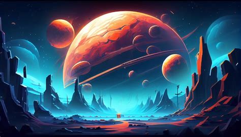 2d Game Background Space