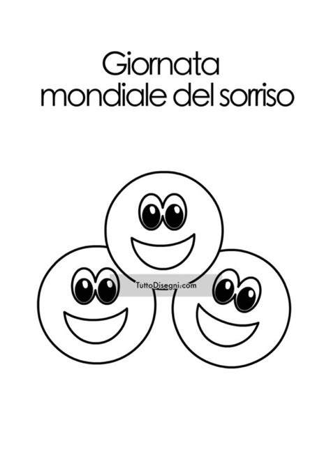 Giornata Mondiale Del Sorriso TuttoDisegni