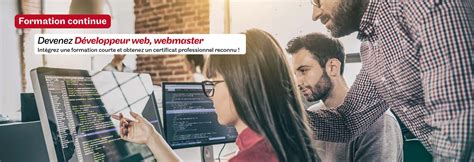 Formation développeur web webmaster à Lille Cnam Hauts de France