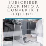 Re Adding A Subscriber Back Into A Convertkit Sequence Elizabeth Goddard