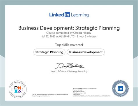 Ghada Magdy On Linkedin Certificate Of Completion