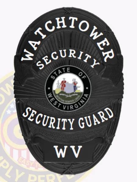 Custom Security Guard Badge Oval 5 D10sgb Owl Badges
