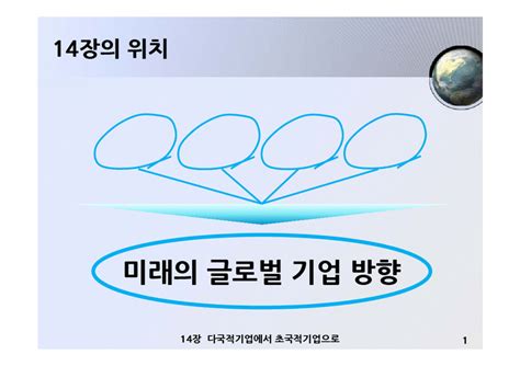 국제경영 한국기업의 글로벌화 다국적기업에서 초국적 기업으로 경제경영