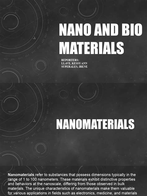 Nano Materials Pdf Nanomaterials Biomaterial