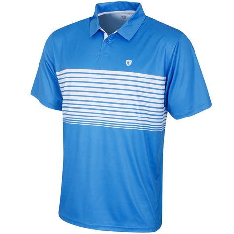 Island Green Coolpass Polo Shirt Maritime Bluewhite