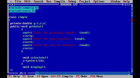 c program to find simple interest using classes and objects [ ii puc