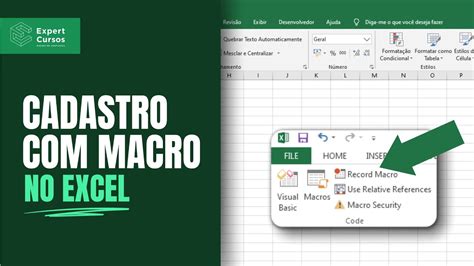 Planilha de Cadastro Automático no Excel Macro Automação sem VBA