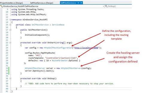 Web Api Self Hosting Using Windows Service Part 1
