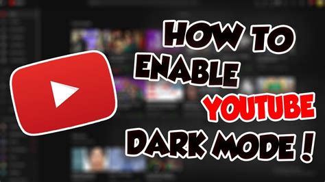 How To Change Your Youtube Background To Dark Mode Windows Mac EASIEST METHOD YouTube
