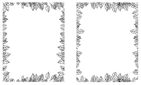 Leaf Page Border