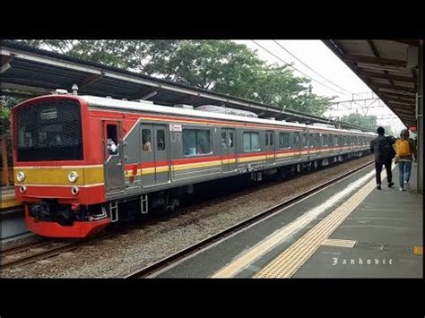 Krl Commuter Line Di Stasiun Universitas Pancasila YouTube