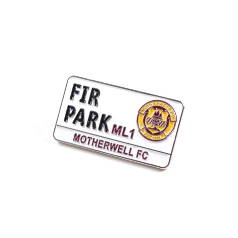 Pin Badge Street Sign The Well Shop Motherwelldirect