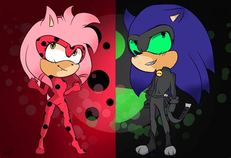 Sonic Ladybug And Chatnoir By Msbubblewow101 On Deviantart
