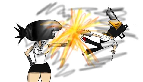 Denji Vs Reze Chainsaw Man By Limethesexyboi On Deviantart