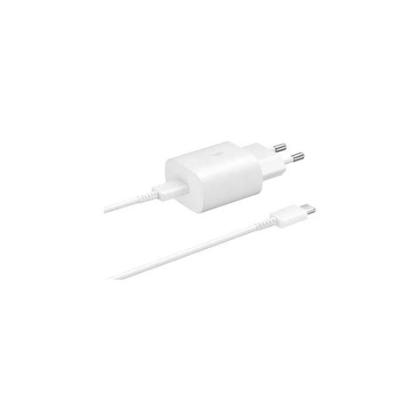 Chargeur Secteur Samsung Ultra Rapide 25w Blanc Cable Leroy Merlin