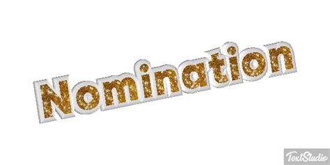 Nomination Word Animated  Logo Designs