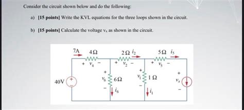 Solved Consider The Circuit Shown Below And Do The Chegg
