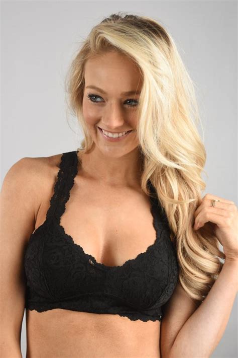 Lace Racerback Bralette ~ Black The Pulse Boutique