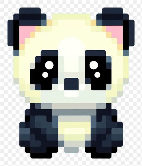 Png Panda Pixel Mammal Cute Free Png Rawpixel