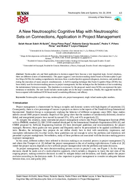 Pdf A New Neutrosophic Cognitive Map With Neutrosophic Sets On Connections Application In