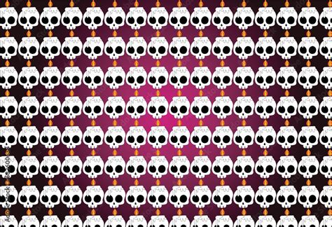 Vala De Caveira Pattern Para Tecidos Estampas Fundos De Design Em