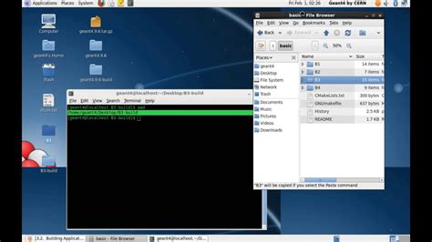 08 Geant4 96 Running An Example Basic B3 Youtube