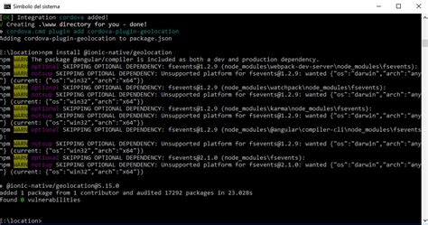 Geolocalización con Ionic 4 y compatible con PWA